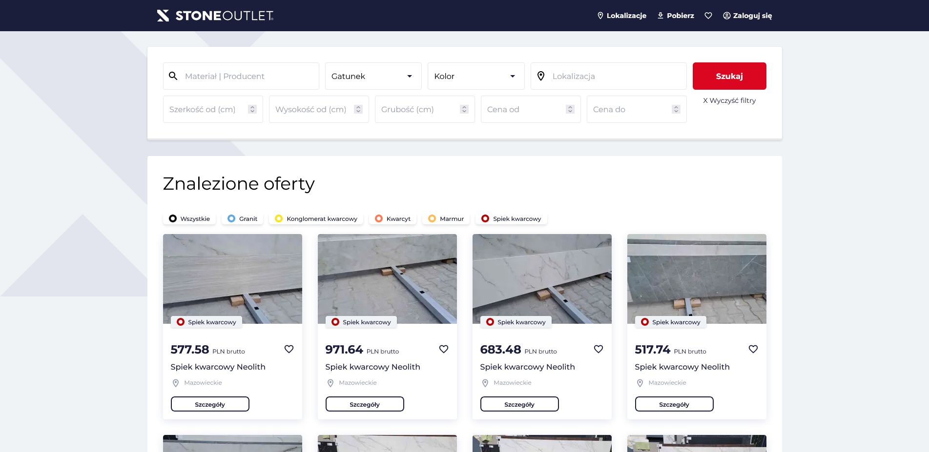 Stone Outlet - sprzedawaj i kupuj kamień - szybko, tanio, wygodnie!